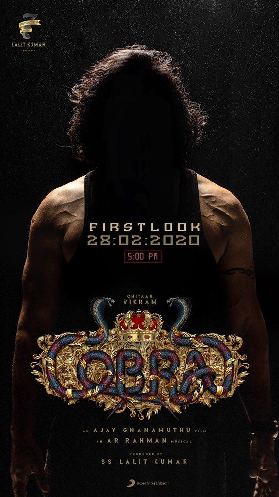 Vikram s Cobra First Look Details Tamil Movie Music Reviews And News