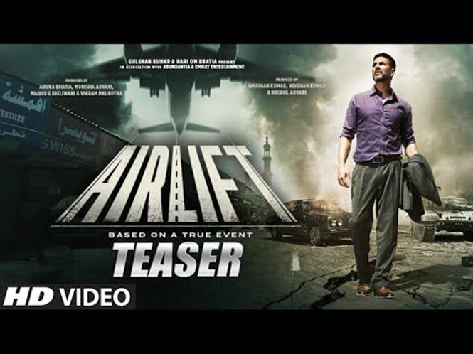 Airlift Teaser Hindi Movie, Music Reviews and News