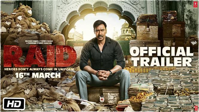 Ajay Devgn's Raid Trailer Hindi Movie, Music Reviews and News