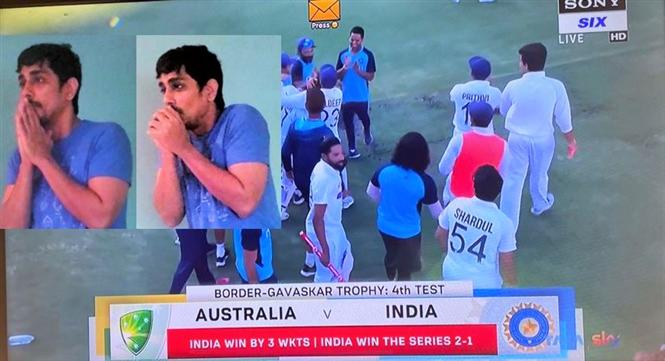Film celebs share their reactions to India's nail-biting Gabba Test win ...