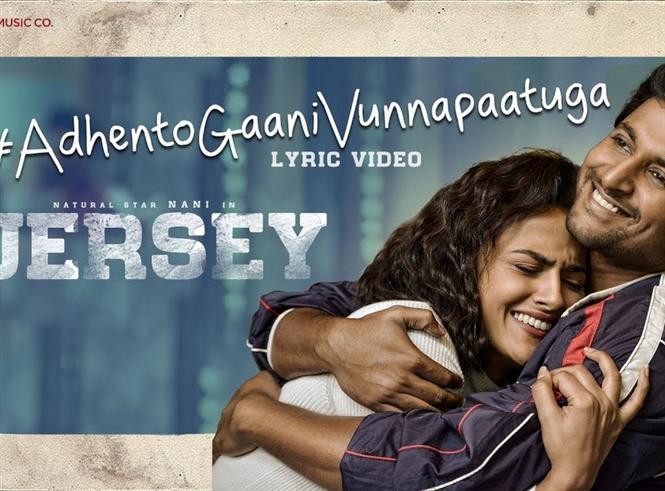 First single Adhento Gaani Vunnapaatuga from Nani's Jersey "Telugu ...