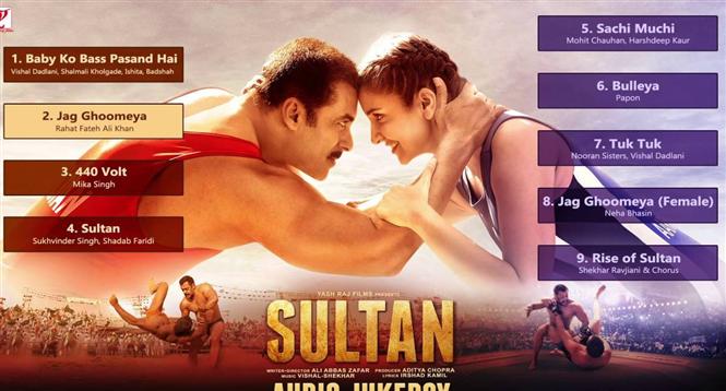 Listen to 'Sultan' Audio Jukebox Hindi Movie, Music Reviews and News