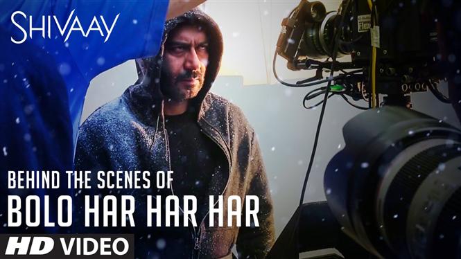 Making of 'Bolo Har Har Har' Title song from Shivaay Hindi Movie, Music ...