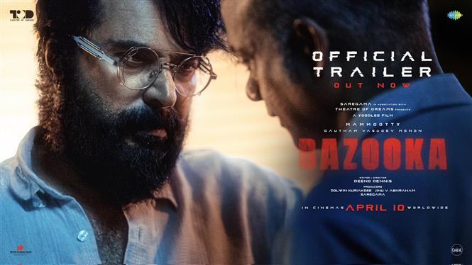 Mammootty's Action Thriller Bazooka Gears Up for Release; Trailer Unveiled "Malayalam Movies ...