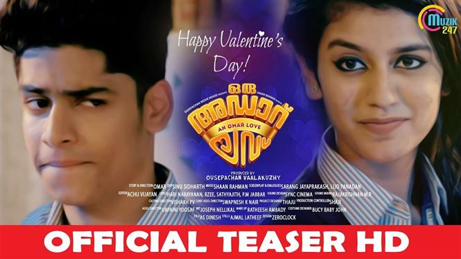 Oru Adaar Love Teaser for Valentine's day feat. Priya Prakash Varrier ...